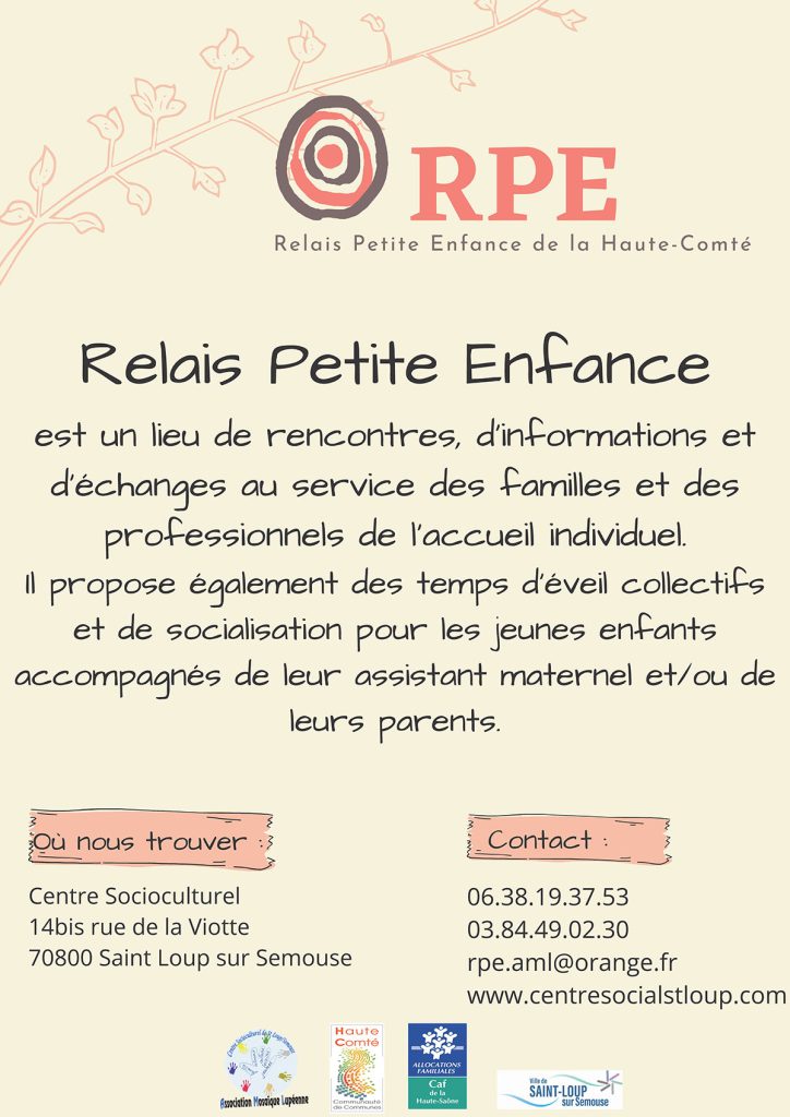 Relais Petite Enfance - Communauté de Communes de la Haute Comté